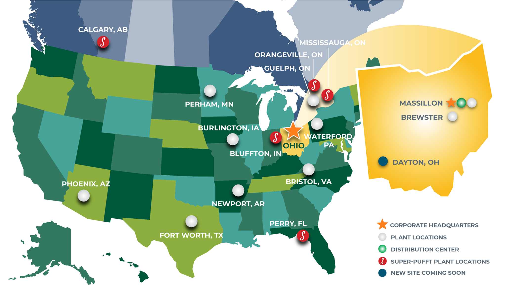 Locations - Shearer's Foods